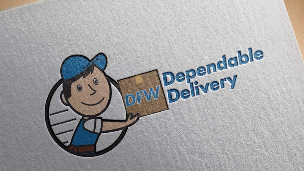 dfw-dependable-delivery-service-logo-design-big-hit-creative-group ...